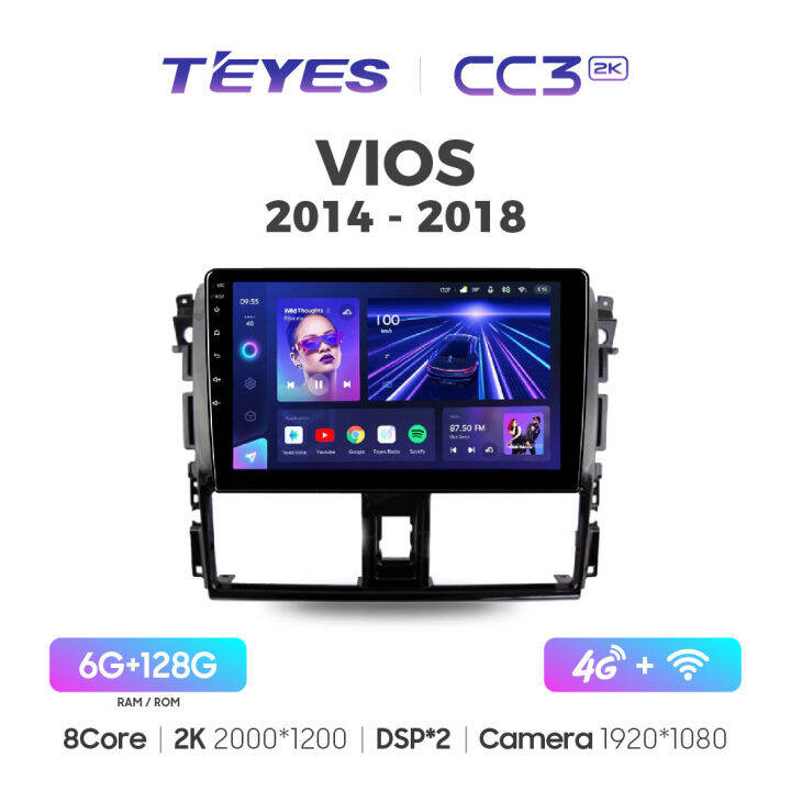 TEYES CC3 (Official) 10″ Toyota Vios (2014-2018) Android Car Player/ The Best Head Unit in ...