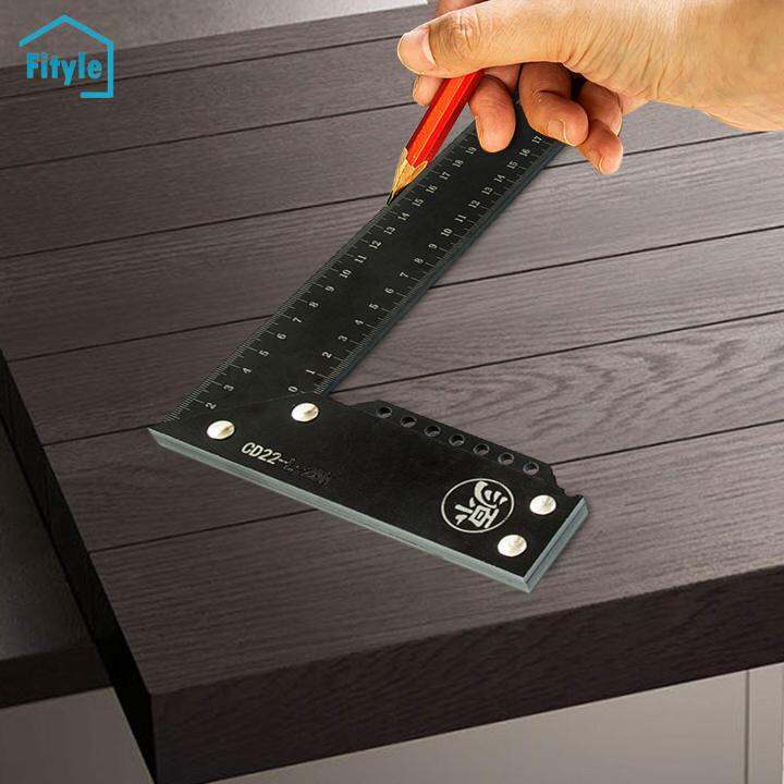Fityle Right Angle Ruler High Precision Professional 90 Degree Ruler L ...