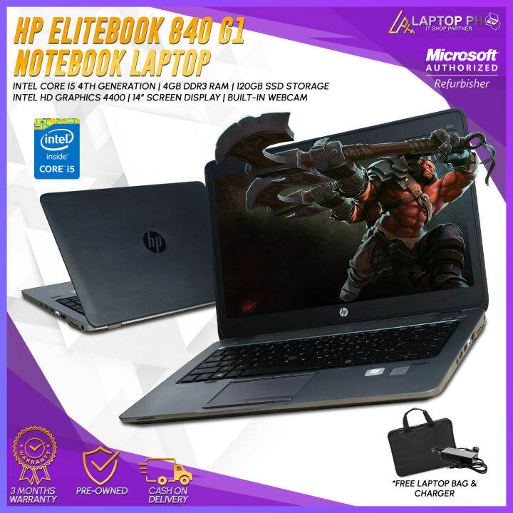 HP EliteBook Notebook Laptop | Intel and AMD Processor 4GB RAM DDR3 ...