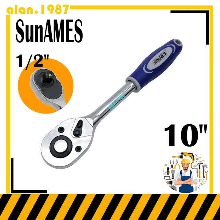 SunAMES 1/2" Drive Ratchet Handle, Quick Release Ratchet Handle ...