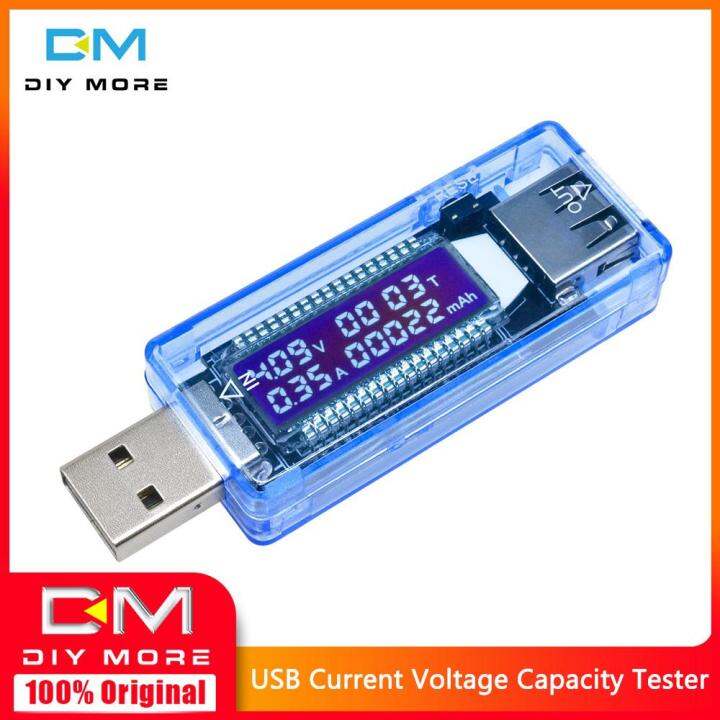 Original Diymore USB Current Voltage Capacity Tester Volt Current ...