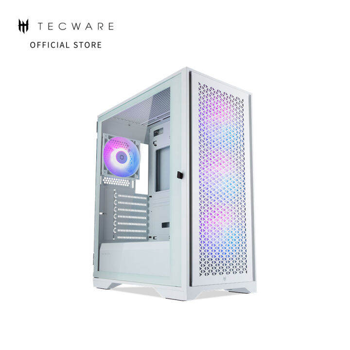 Tecware Neo TG ARGB ATX Case - Black / White | Lazada