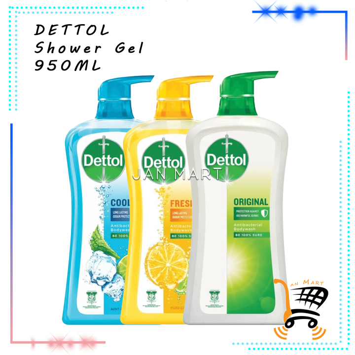 Dettol Shower Gel Cool Fresh Original 950ml Lazada