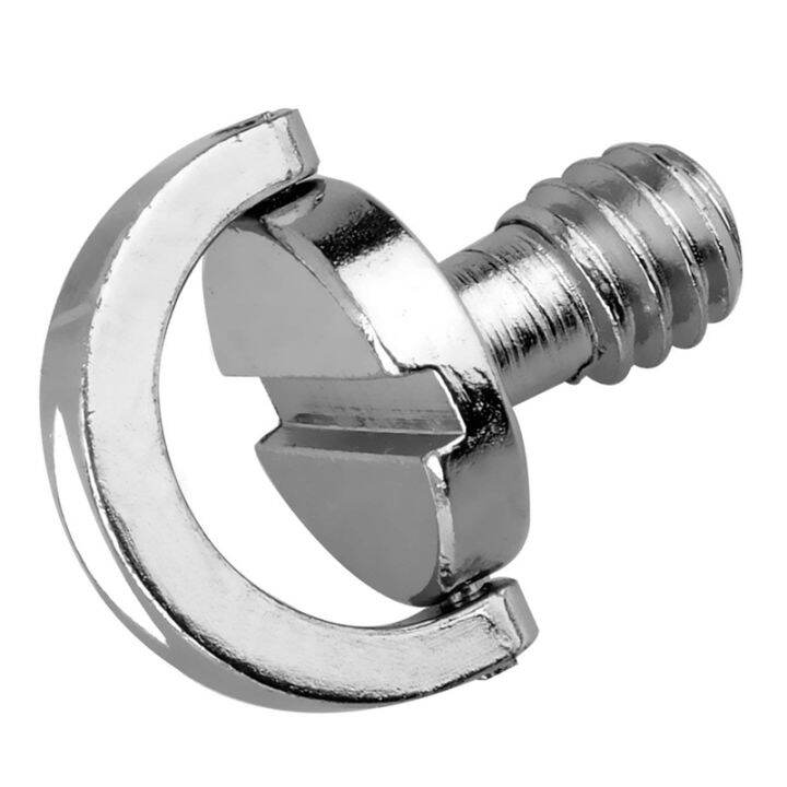 20 Pack 1/4Inch Quick Release Plate Mounting Screw D-Ring D Shaft QR ...