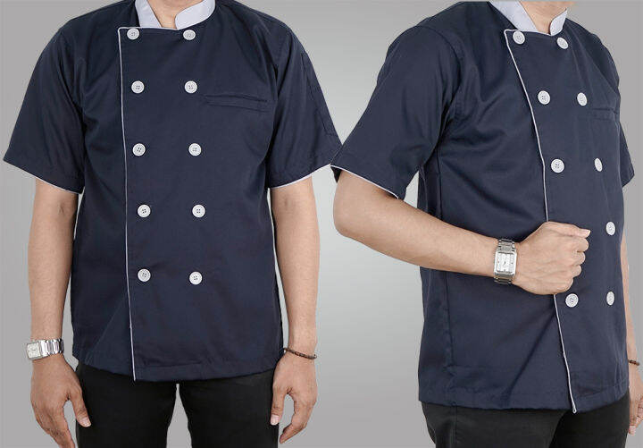 DVR Kemeja Seragam KOKI/CHEF- Bisa Bayar Di Tempat - | Lazada Indonesia