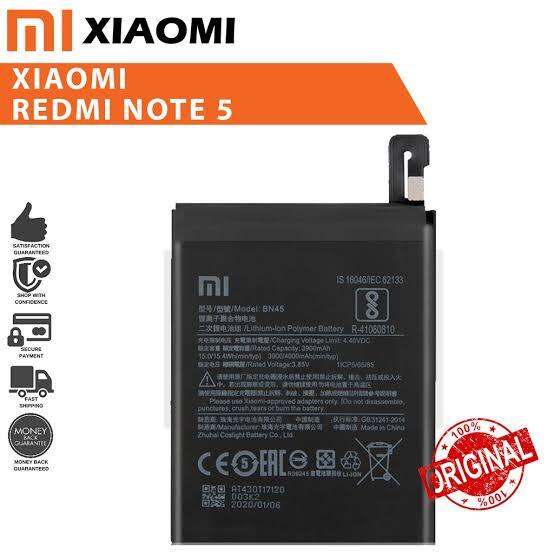 DX Xiaomi Redmi Note 5 pro/Note 5 Battery Model BN45 Original Equipment ...