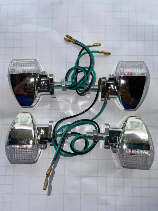 MINI WINKER LAMP SET BARAKO 1 CLEAR 4PCS WITH BULB AND HARNESS YSK ...