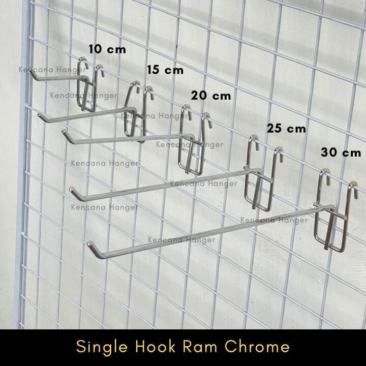 Gantungan Display Aksesoris RAM Ukuran 10 15 20 25 30 CM Stainless ...