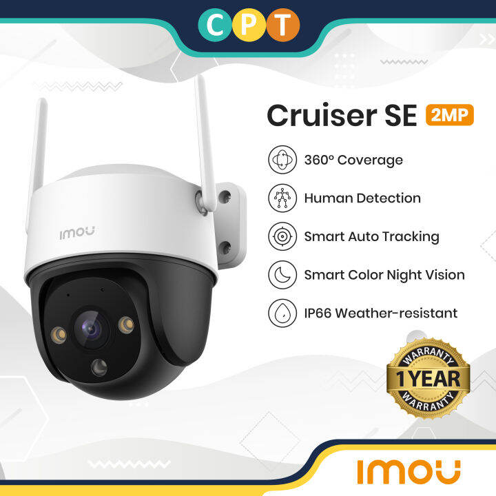 IMOU Cruiser SE 2MP IPC-S21FN Pan/Tilt 355° 1080p Colored Night Vision ...