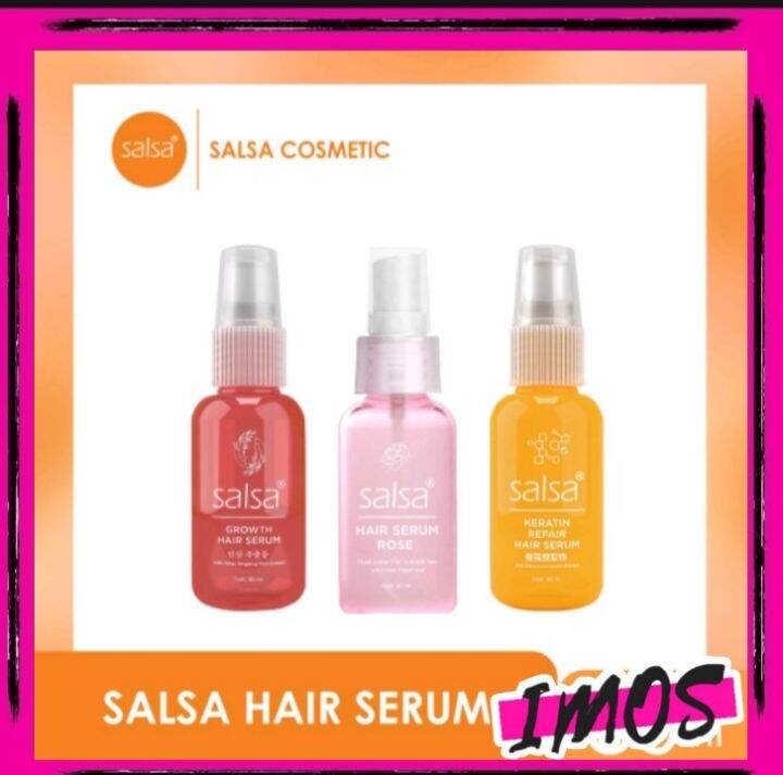 SALSA Hair Serum Spray 80 ml / Serum Vitamin Rambut / Rose / Hair ...