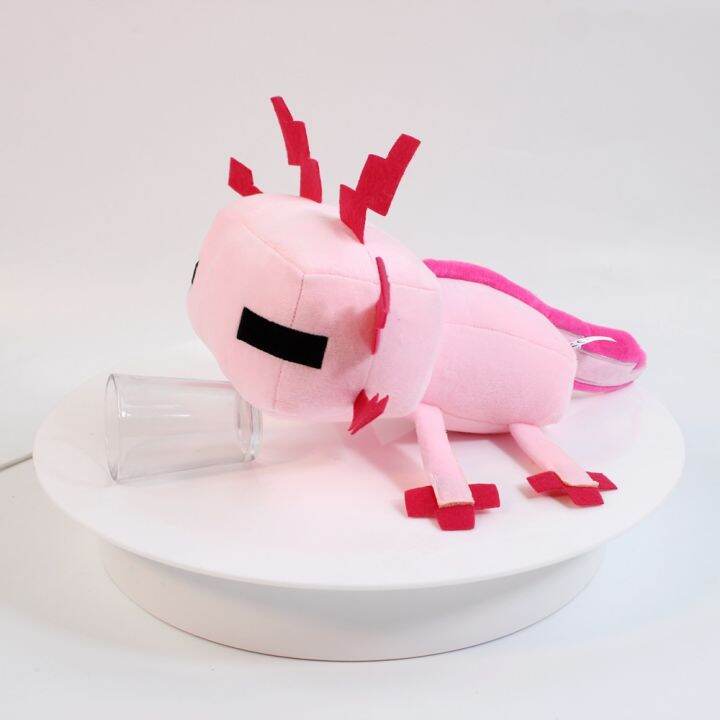 [Cod] plush toy cartoon Minecraft Cynops axolotl 30 cm children's toys ...