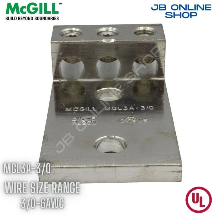 McGILL Aluminum Mechanical Lugs-Three Conductors MGL3A-3/0 | Lazada PH