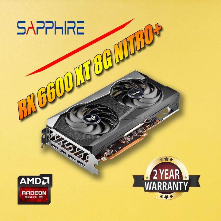 PC Cold SAPPHIRE AMD Radeon RX6600XT 8G NITRO RX6600XT 8G RX6600 8G 7NM ...