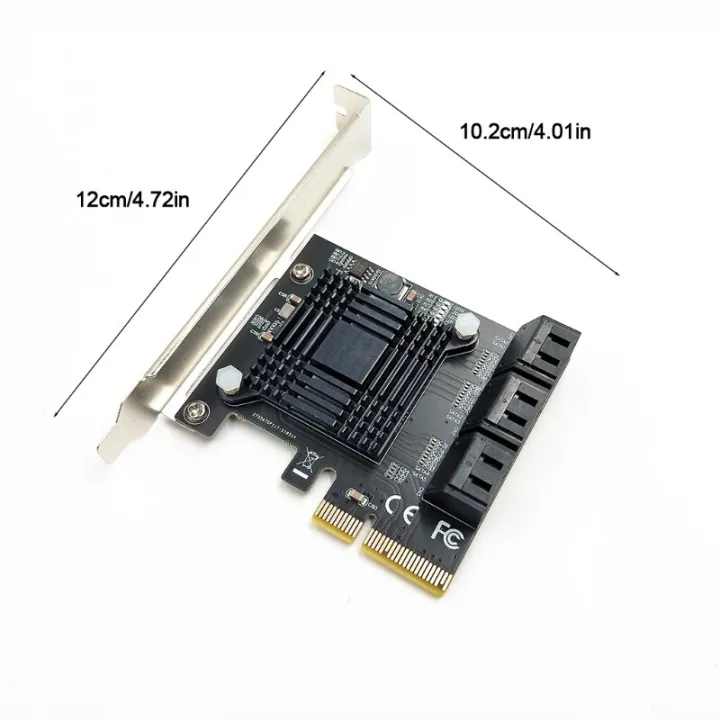 2022 New Internal 6 Port Soft Raid SATA III 6GB/S Pci-E X1 Controller ...