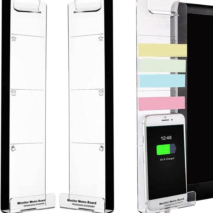 Plastic Monitor Message Memo Board for Sticky Notes Tabs Phones ...