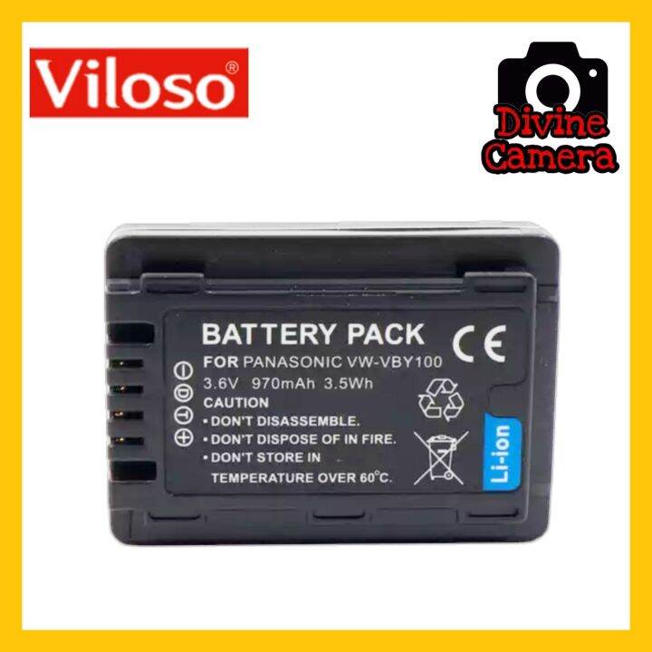 Viloso VW-VBY100 Lithium-Ion Battery Pack for Panasonic | Lazada