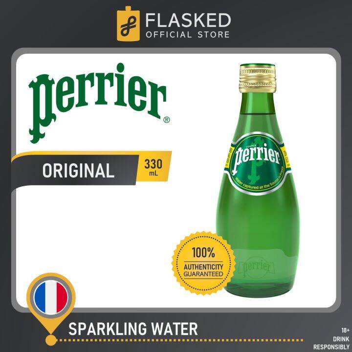 Perrier Sparkling Natural Mineral Water 330mL | Lazada PH