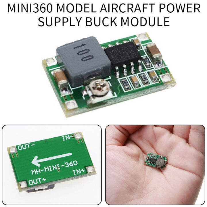 Mini 360 DC-DC Buck Converter Step Down Power Supply Module 4.75V-23V DC to 1-17V DC Stepdown ...
