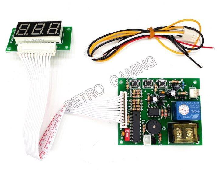 Jy 17b 3 Digits Timer Board Coin Operated Timer Control Board Power Supply For Coin Acceptor