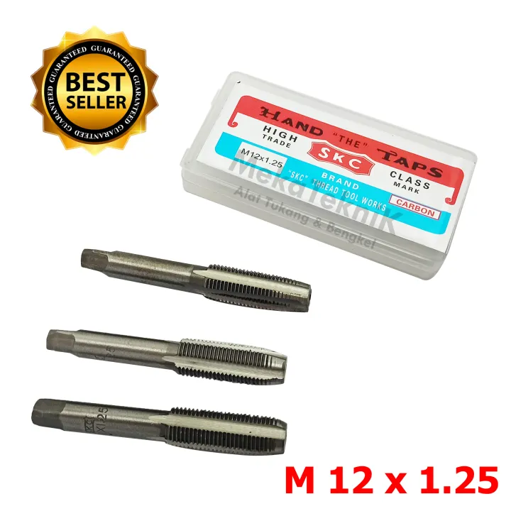 SKC HAND TAP M12 X 1.25 / MATA TAP DRAT SKC M12 X 1,25 | Lazada Indonesia