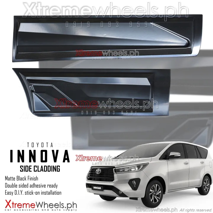 Innova J E G V Tourer 2016-2023 WIDE Side moulding / side cladding ...