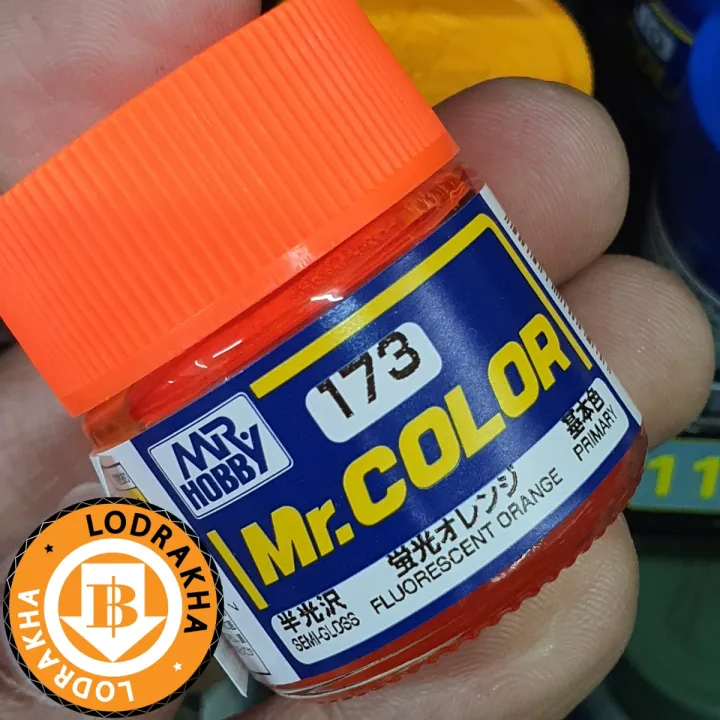 สีสูตรทินเนอร์ Mr.Color C173 Fluorescent Orange Semi Gloss 10ml ...