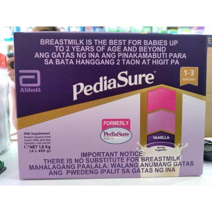 Pediasure 1-3 years old 1.8kg | Lazada PH