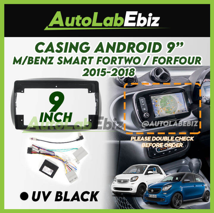Mercedes-Benz Smart Fortwo / Forfour 2015-2018 Android Player Casing 9 ...