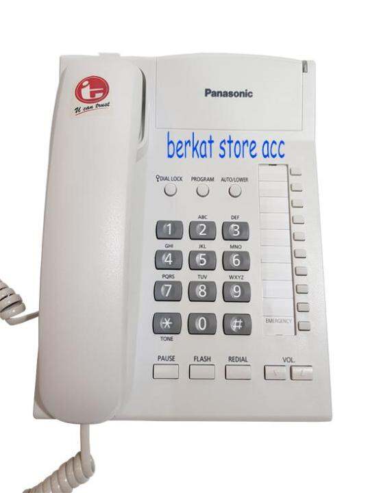 Telepon Kabel/Telepon Rumah Panasonic KX-TS825 Putih | Lazada Indonesia