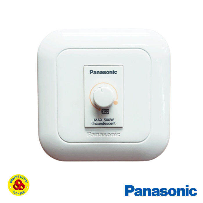 Panasonic Saklar Dimmer WEJ5751 Wide Series Putih Peredup Lampu 500W ...