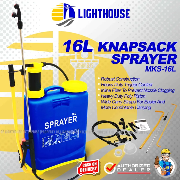 LIGHTHOUSE 16.0L Manual Knapsack Sprayer / Plant Sprayer (MKS-16L ...
