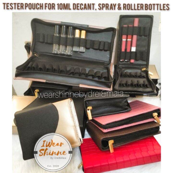 Tester Perfume Pouch for 10ml decant/Spray/roller bottles | Lazada PH