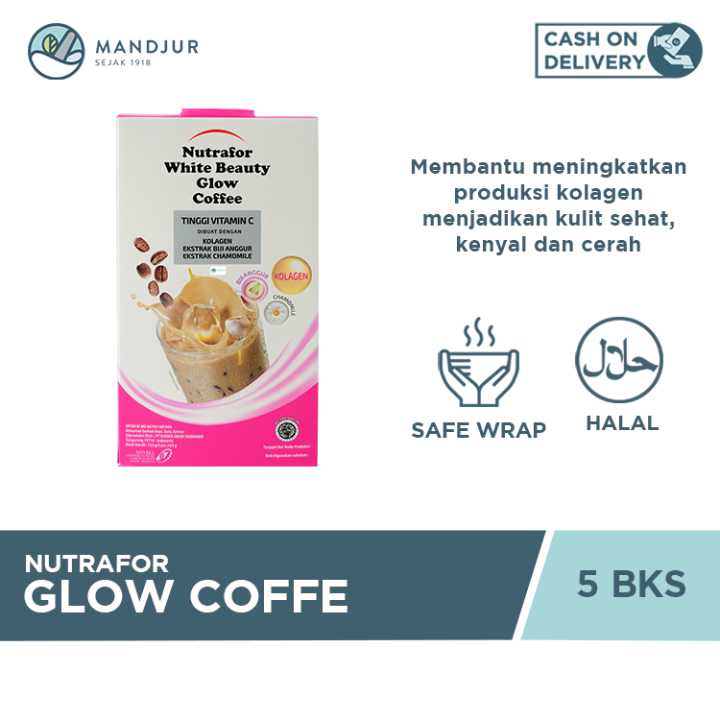 Nutrafor White Beauty Glow Coffee - Minuman Serbuk Rasa Kopi Dengan ...