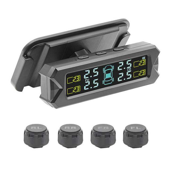 Wireless Tire Pressure Gauge TY08 Tpms Tire Pressure Monitor 4 Sensors ...
