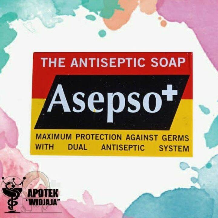 asepso sabun batang antiseptic soap original ori reguler hijau 80g 80gr ...