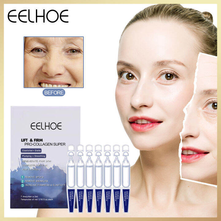 Eelhoe Collagen Anti-Wrinkle Serum Moisturizing Mask Skin Rejuvenation Anti Aging Lifting ...
