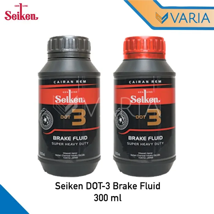 Seiken Cairan Oli Minyak Rem DOT 3 Brake Fluid Super Heavy Duty 300 ml ...