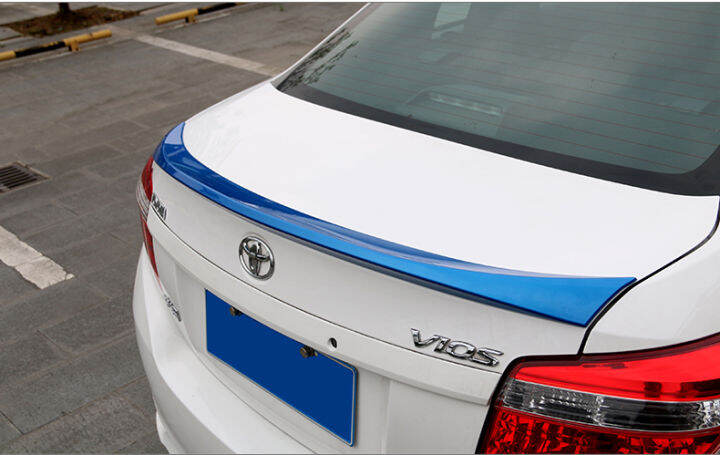Toyota Vios Car Rear Spoiler Trim Exterior Accessories ABS MaterialFor ...