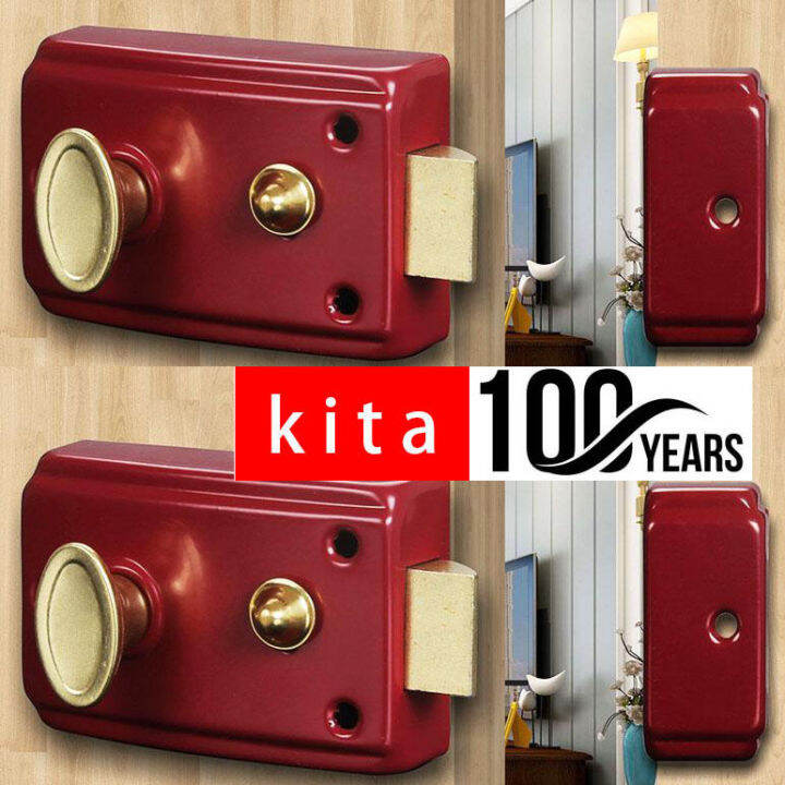 3pcs #### ~~ RED ~~~##### DOOR KNOB NEW with 3 key kita100years | Lazada PH
