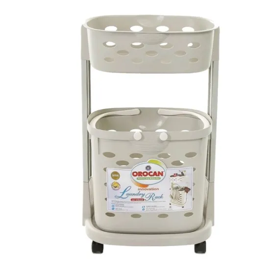 Orocan Laundry Basket with Wheels #8788 durable | Lazada PH