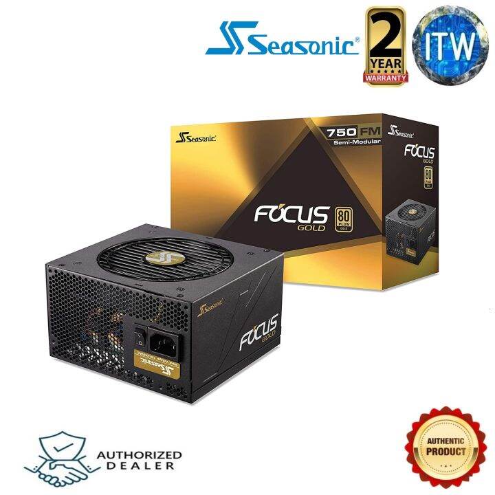 Seasonic FOCUS 750GM 750W 80 Gold Semi-Modular Power Supply Unit (SSR-750FM) | Lazada PH