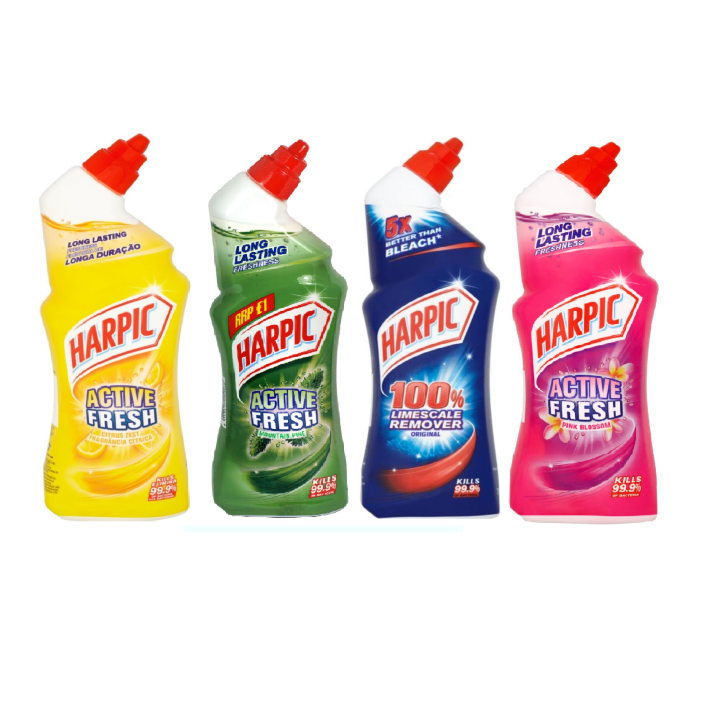 Harpic Active Fresh ORIGINAL Toilet Cleaner 750mL - Made in EU Kills 99 ...
