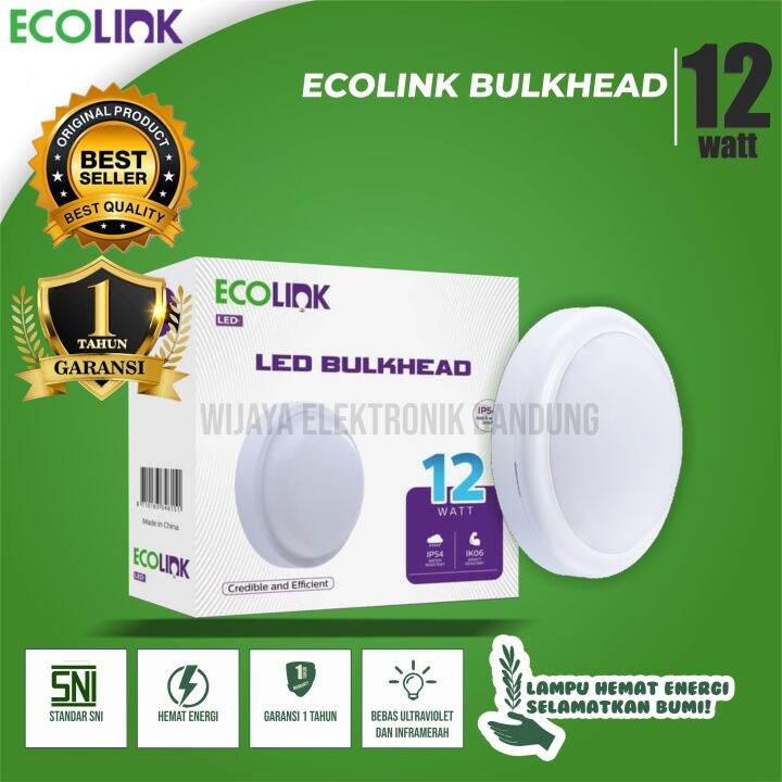 Lampu Panel Ecolink Bulkhead LED 12 watt & 20 watt / Lampu Outbow ...