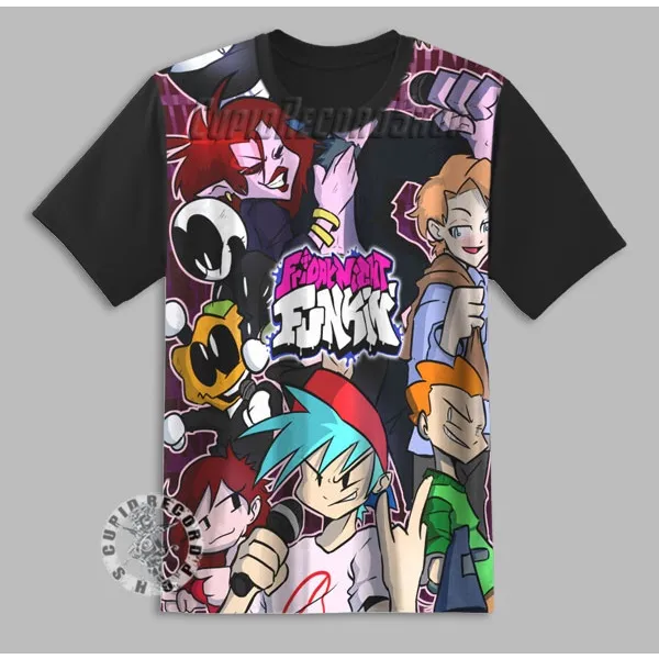 2022 Friday Night Funkin FNF 3D T-Shirt Kids Anime Game Friday Night ...