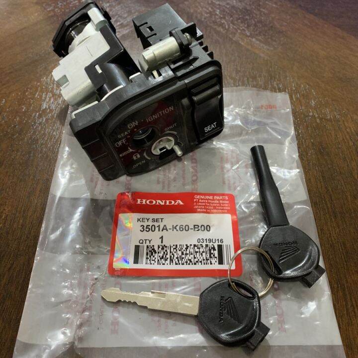K60 KUNCI KONTAK ASSY KEY SET MOTOR VARIO 150 LED ESP 125 FI F1 NEW ...