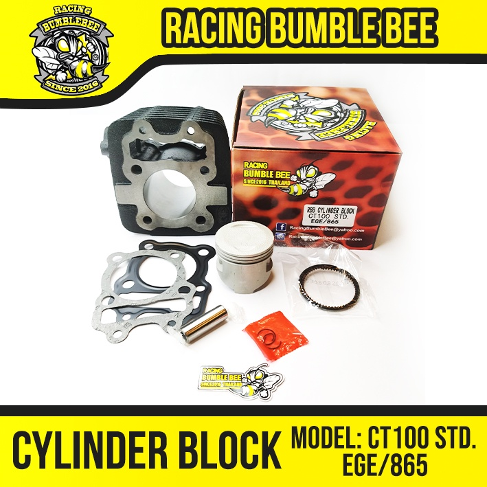 Racing Bumble Bee Cylinder Block CT100/Bajaj 53mm/CT150 56mm | Lazada PH