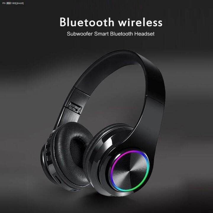 COD Wireless Bluetooth Headphones Colored LED Lights Gaming OverEar ...