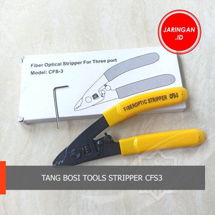 FIBER OPTIC STRIPPER TANG BOSI TOOLS STRIPPER CFS3 | Lazada Indonesia