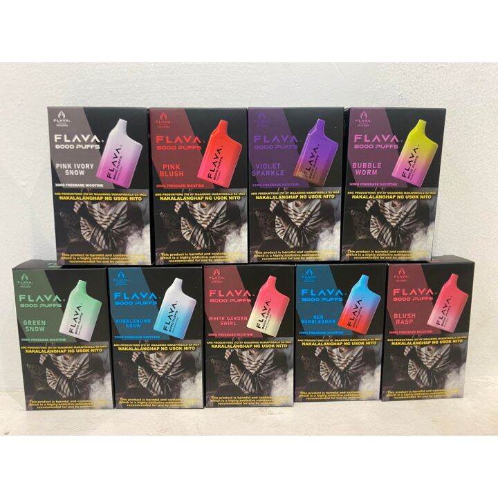 Flava 8000 Puffs Free Lanyard Disposable 5 | Lazada PH
