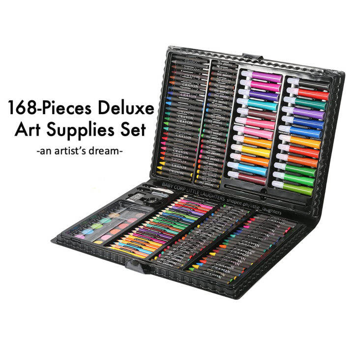 kokepope 168 pcs Deluxe Art Set Supplies for Drawing Painting Mega Art ...